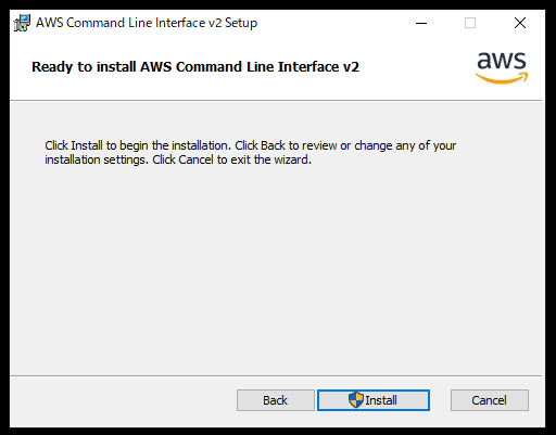 Windows環境に AWS CLI をインストール | 学習一夜漬けプログラミング